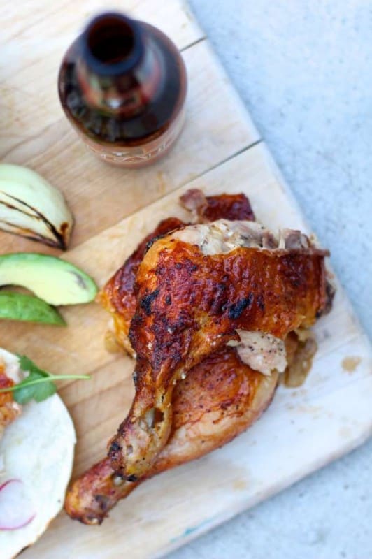 Drunken Chicken or Pollo Borracho - The Seaside Baker