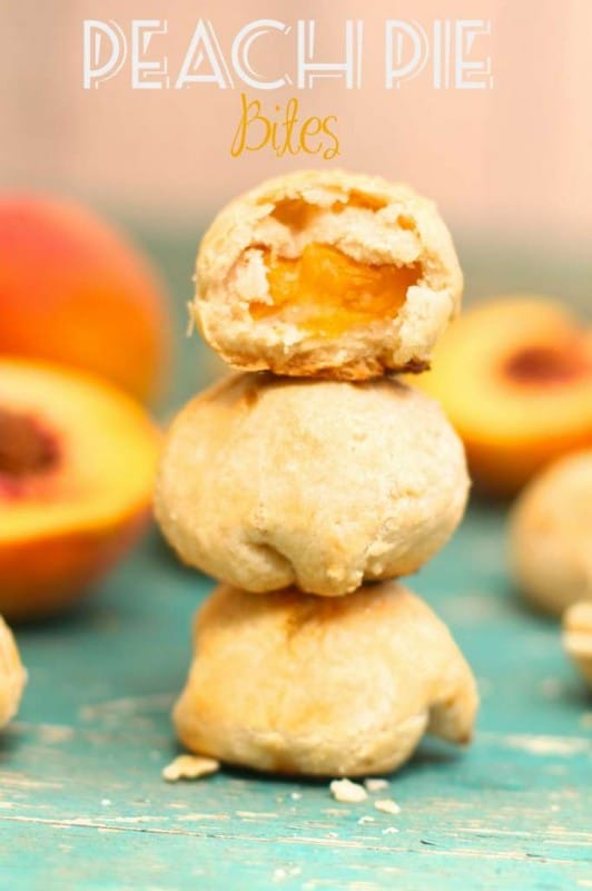 Peach Pie Bites - The Seaside Baker