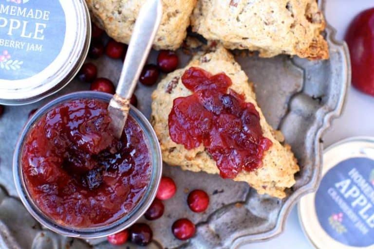 Apple Cranberry Jam - The Seaside Baker
