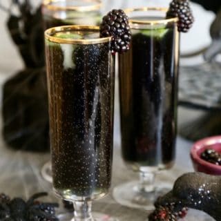 Blackberry Rum Cocktail- The Raven - The Seaside Baker