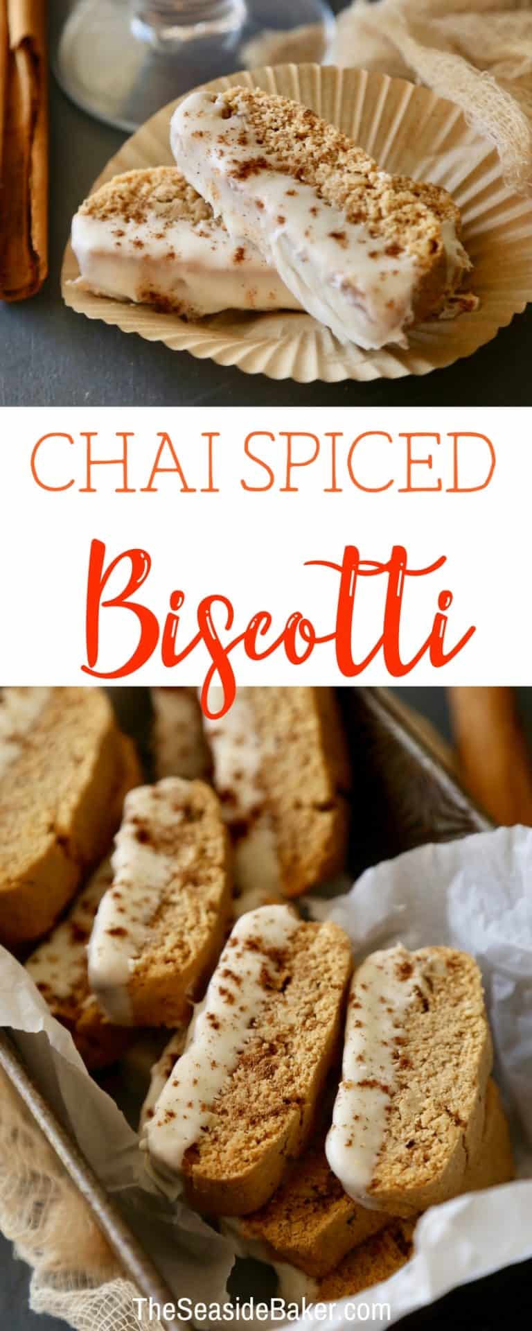 Chai Spiced Biscotti-Perfect with a cup of coffee - The Seaside Baker