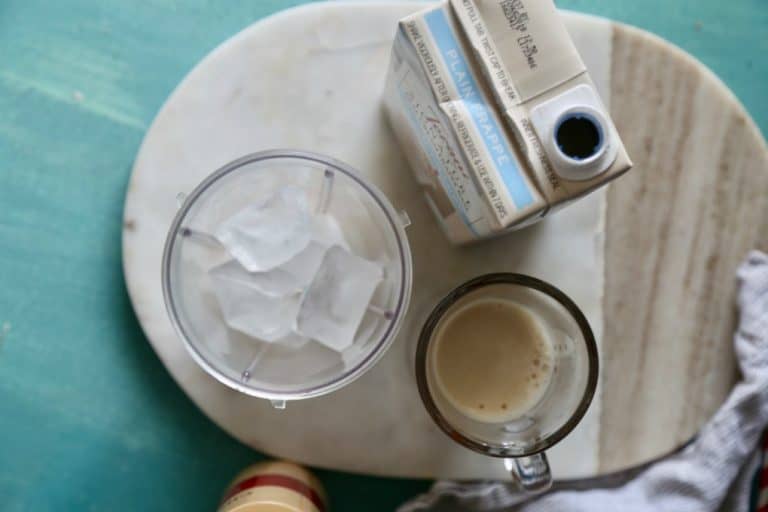 Eggnog Frappé- with New Torani Frappé Mix - The Seaside Baker