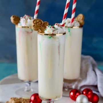 Eggnog Frappé- with New Torani Frappé Mix - The Seaside Baker
