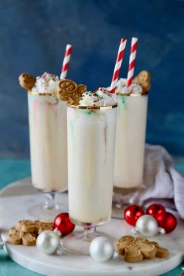 Eggnog Frappé- with New Torani Frappé Mix - The Seaside Baker