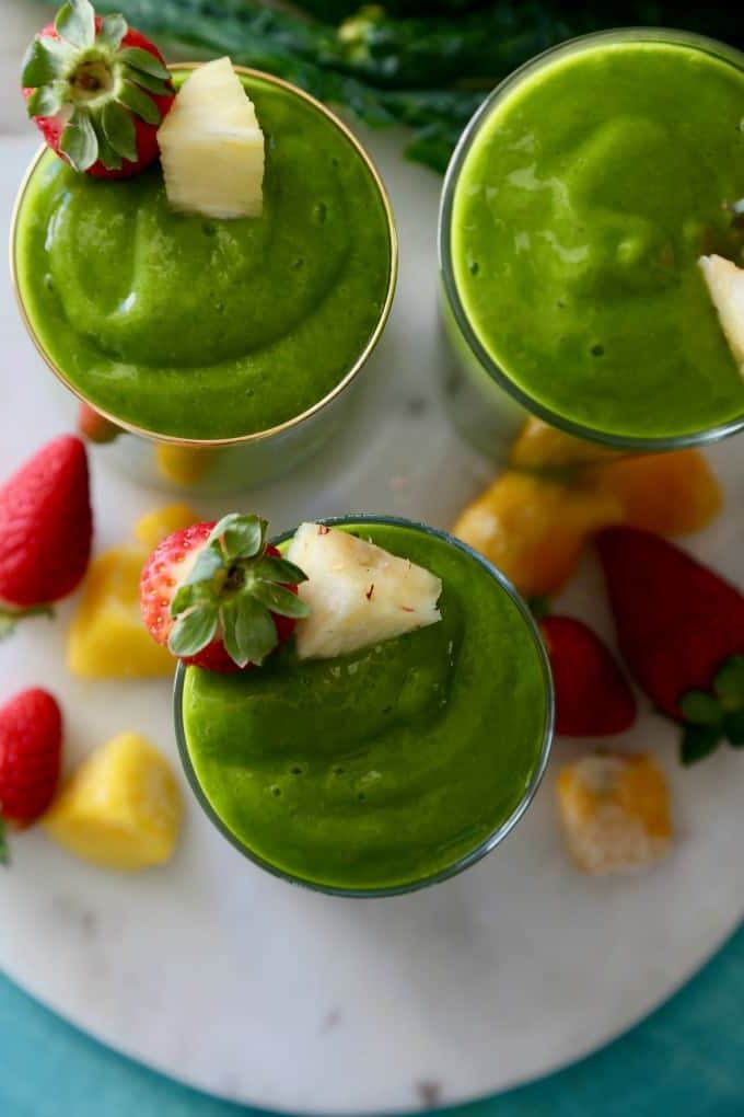 Cold Fighting Smoothie- A Healthy Green Smoothie - The Seaside Baker