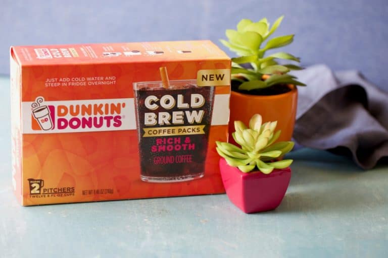 Coconut Iced Coffee- with Dunkin' Donuts Cold Brew Coffee - The Seaside ...