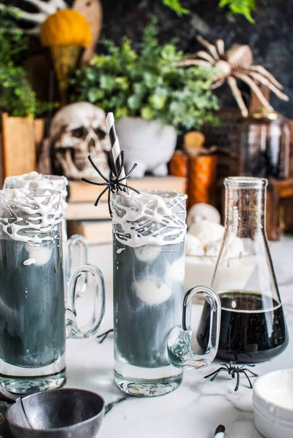 Halloween Root Beer Floats - The Seaside Baker