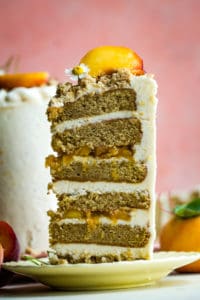 Peach Layer Cake Recipe - The Seaside Baker