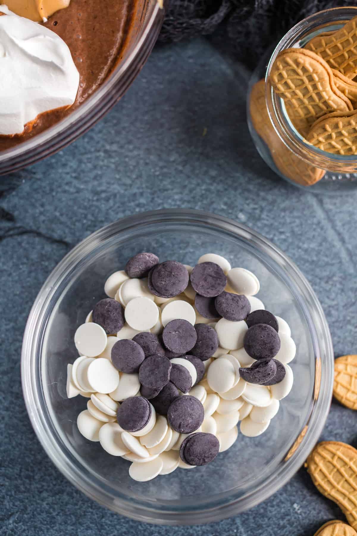 Easy Halloween Graveyard Pudding Cups Dessert - The Seaside Baker