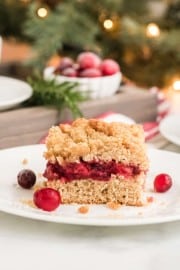 Cranberry Sauce Coffee Cake - The Seaside Baker