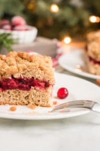 Cranberry Sauce Coffee Cake - The Seaside Baker