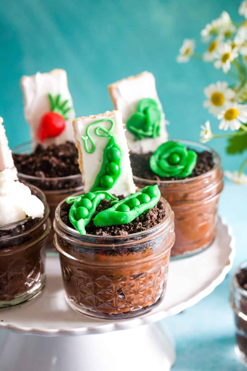 Garden Pudding Cups - The Seaside Baker