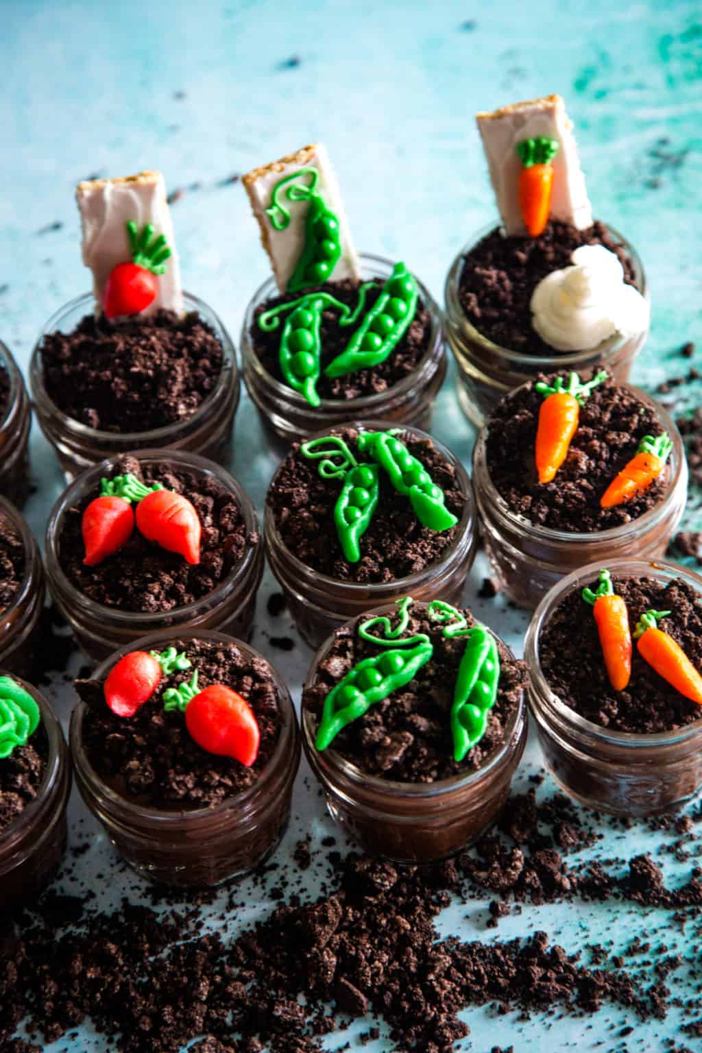 Garden Pudding Cups - The Seaside Baker