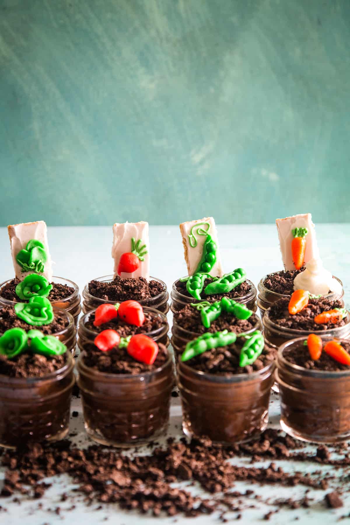 Garden Pudding Cups - The Seaside Baker