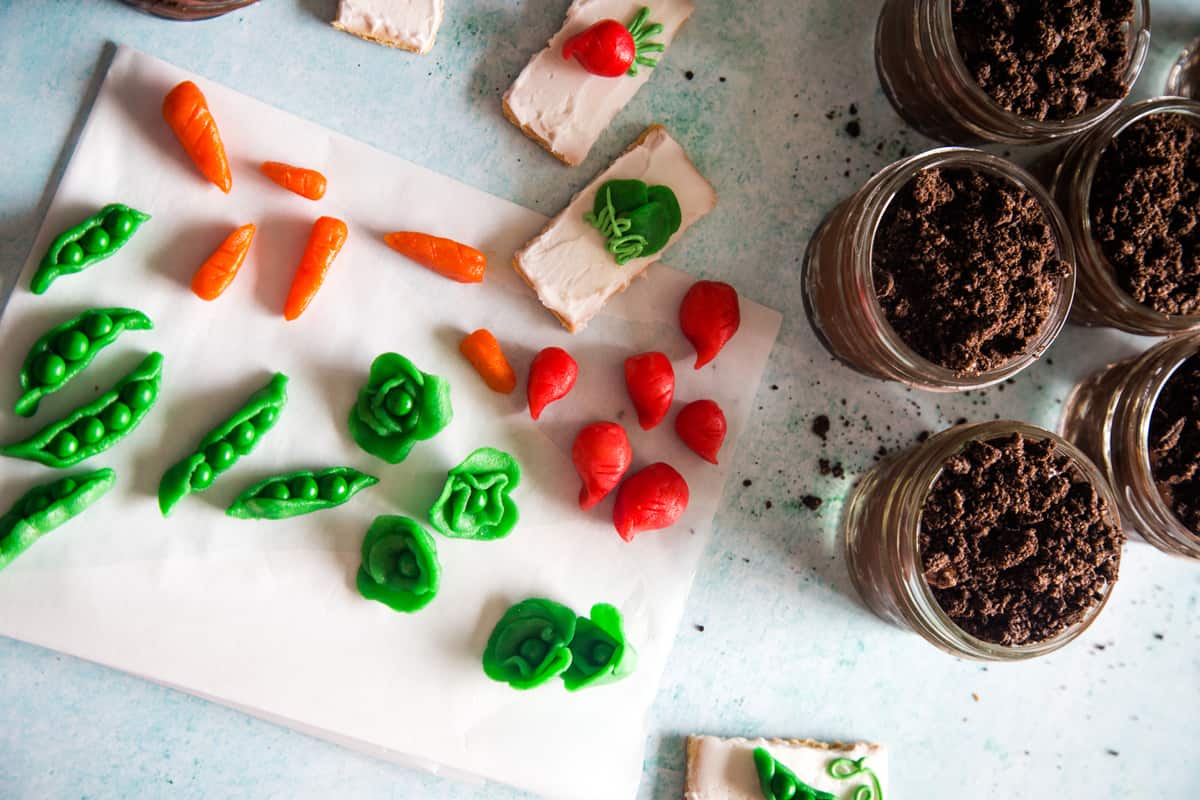 Garden Pudding Cups - The Seaside Baker