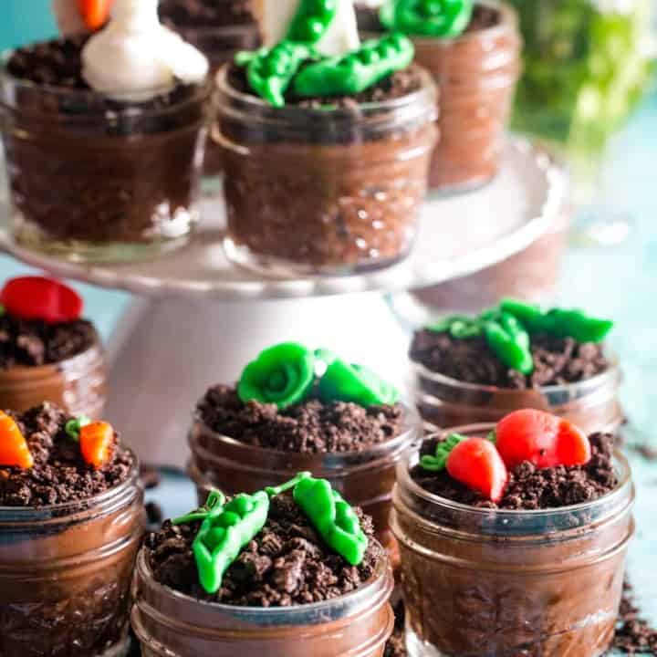 Garden Pudding Cups - The Seaside Baker