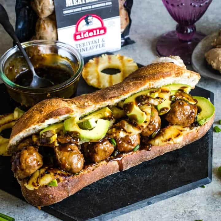 Teriyaki Meatball Subs - The Seaside Baker