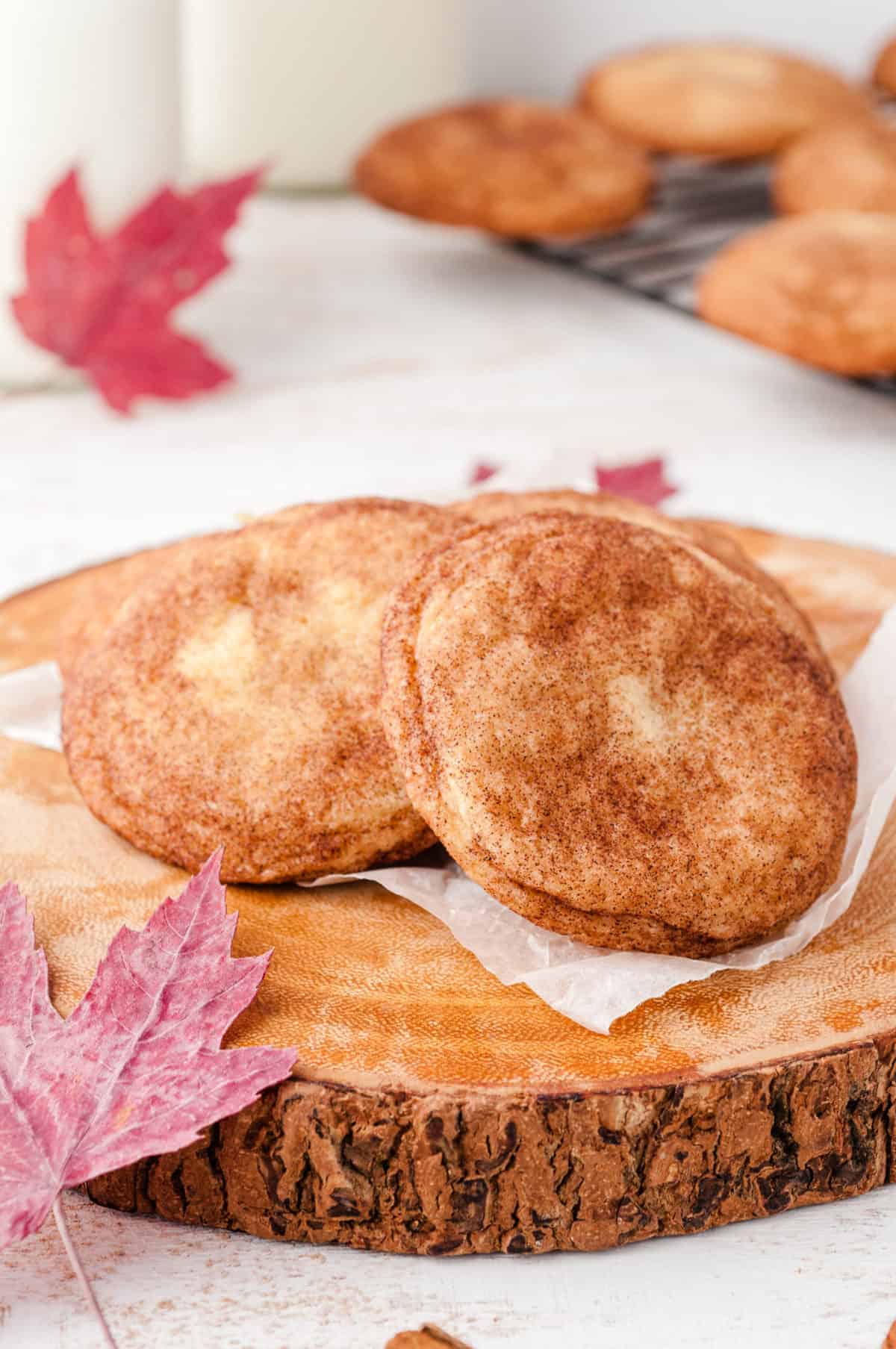 Maple Snickerdoodles - The Seaside Baker