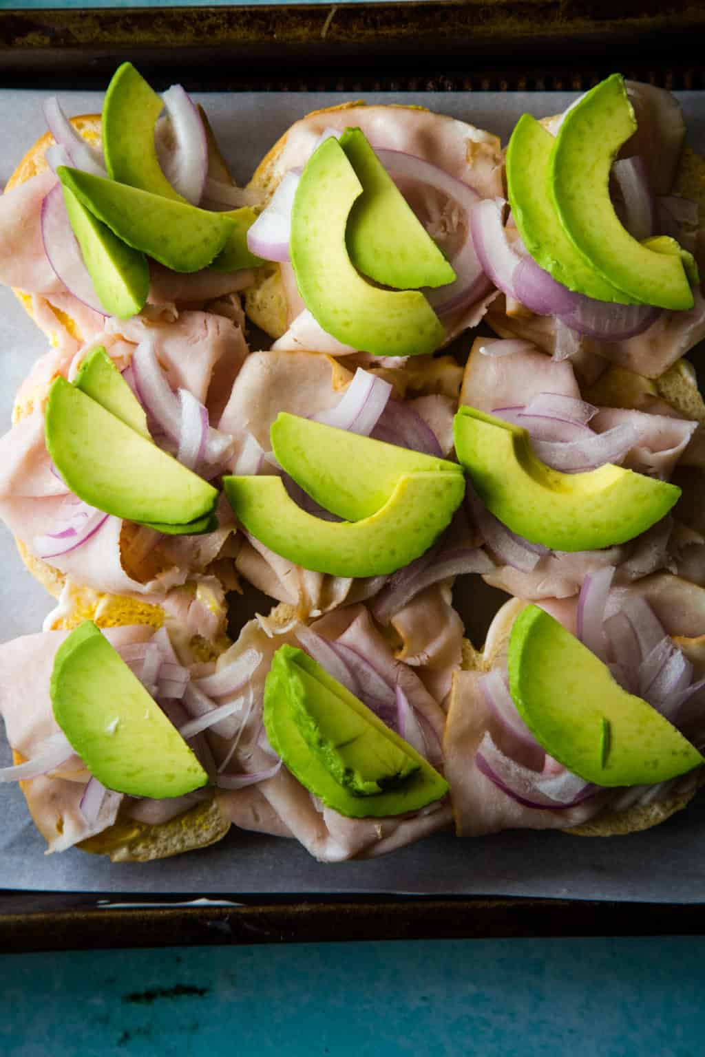 Avocado Turkey Sliders with Chipotle Dipping Sauce - The Seaside Baker