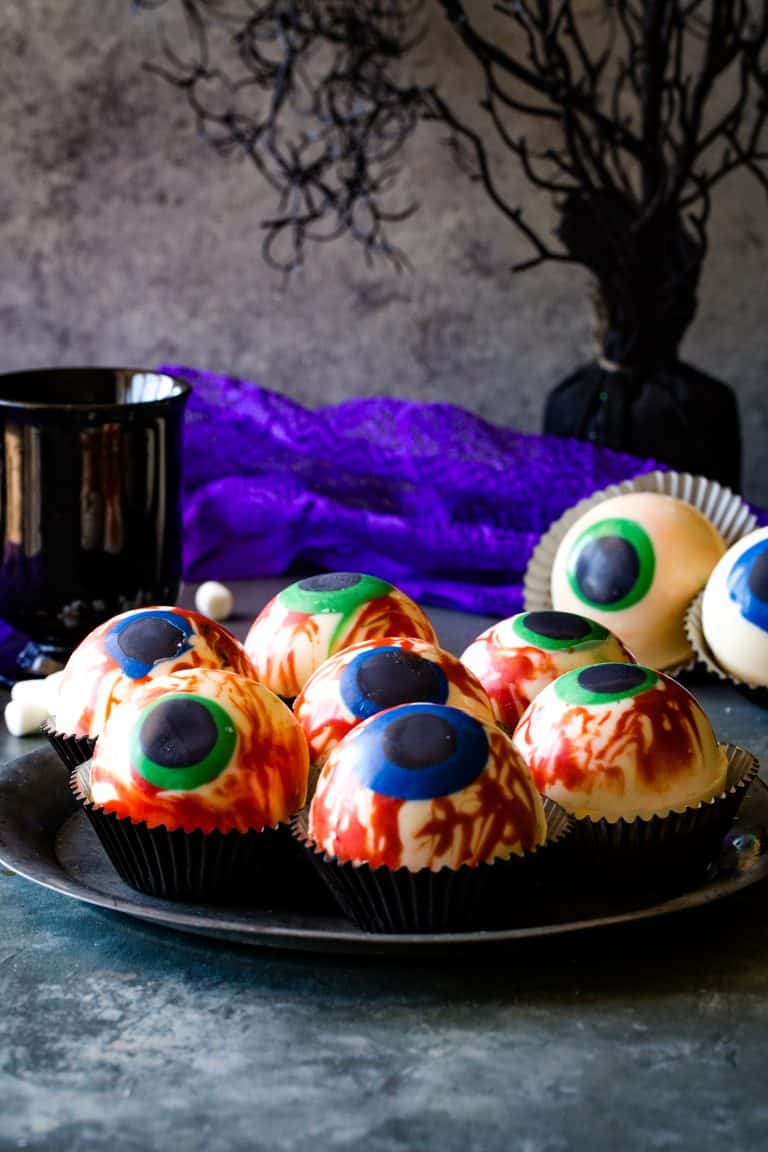 EyeBall Hot Cocoa Bombs + Video - The Seaside Baker
