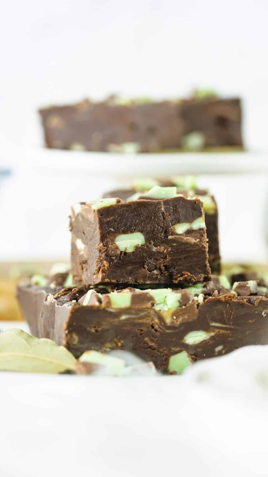 Mint Chocolate Fudge - The Seaside Baker