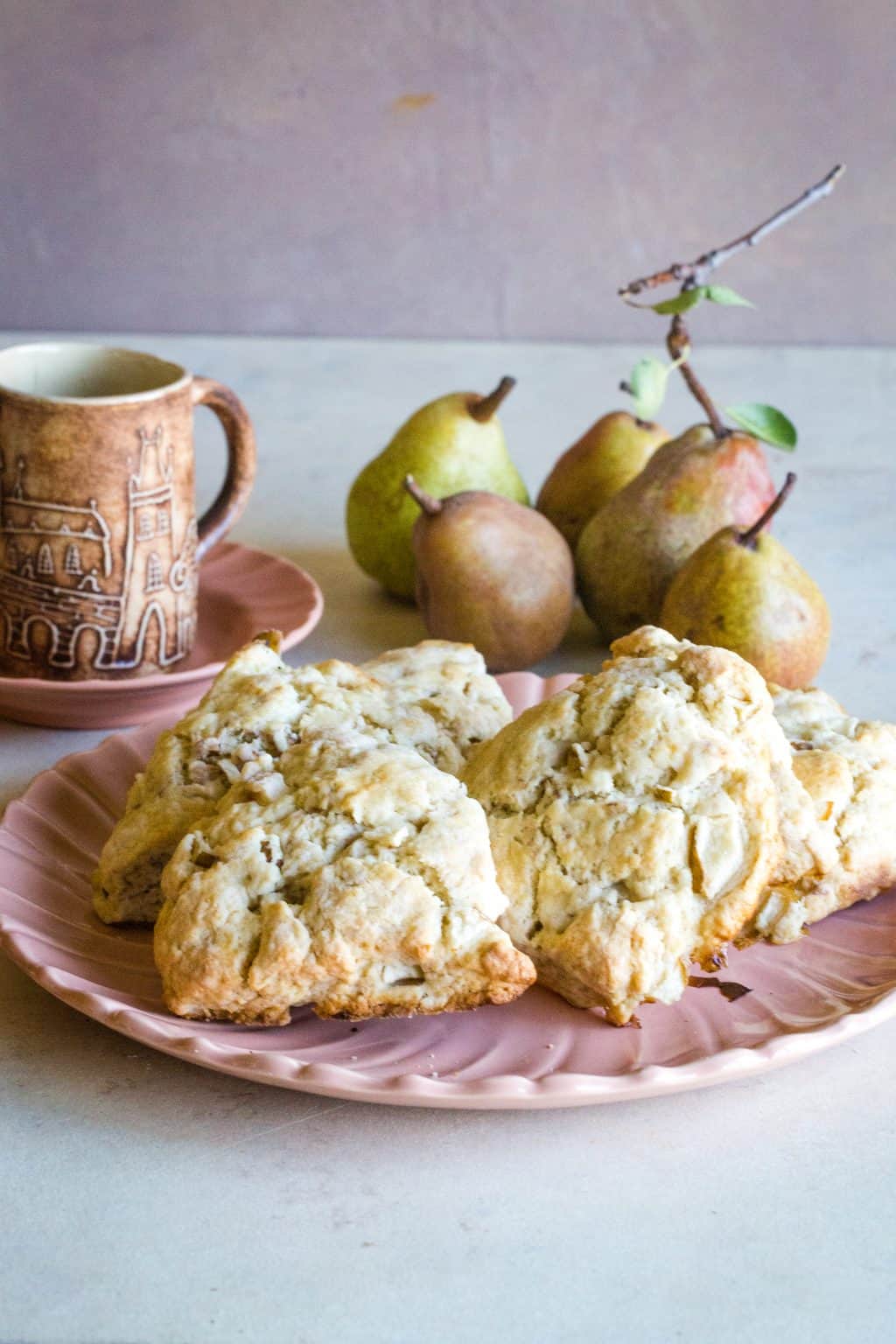 Pear Scones - The Seaside Baker