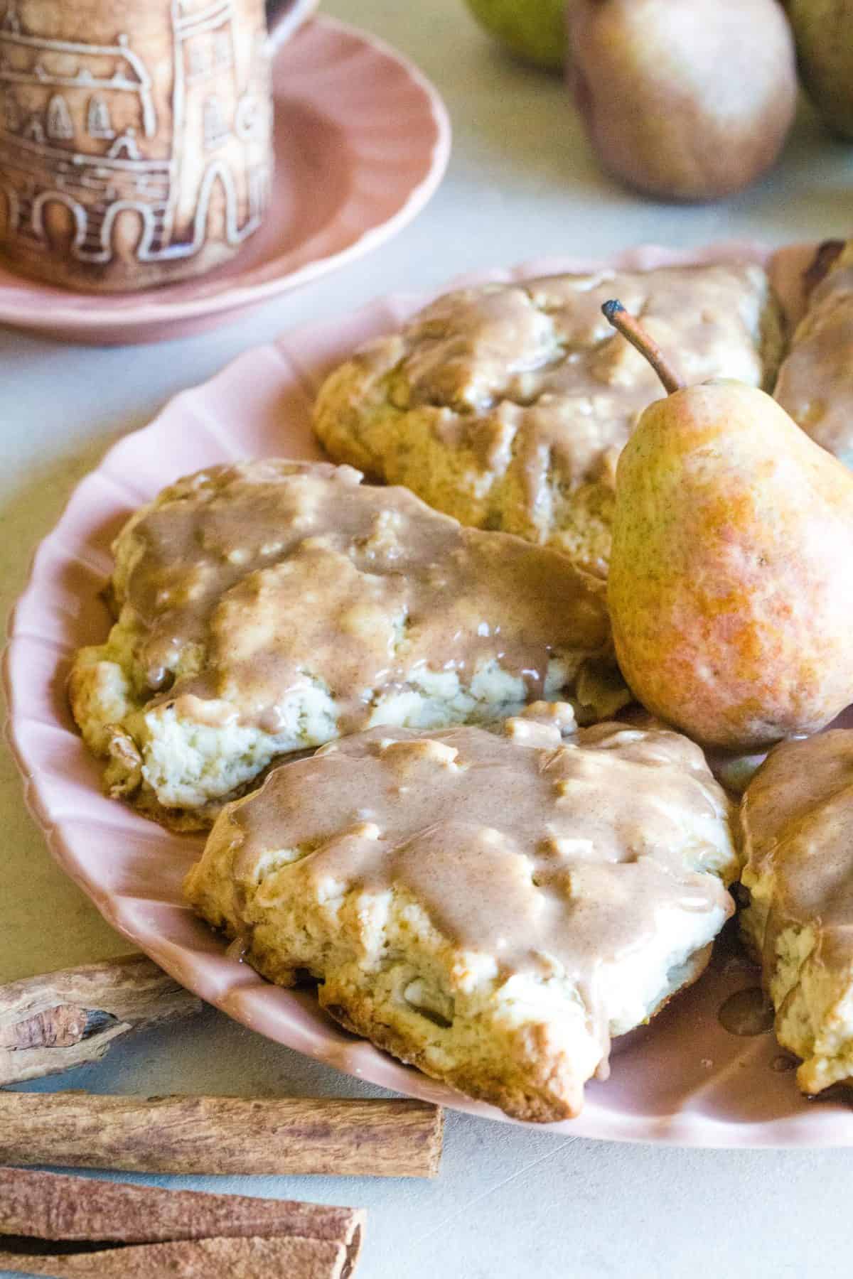 Pear Scones - The Seaside Baker