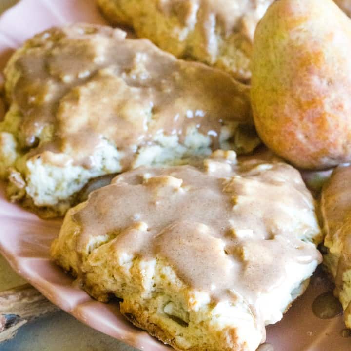 Pear Scones - The Seaside Baker