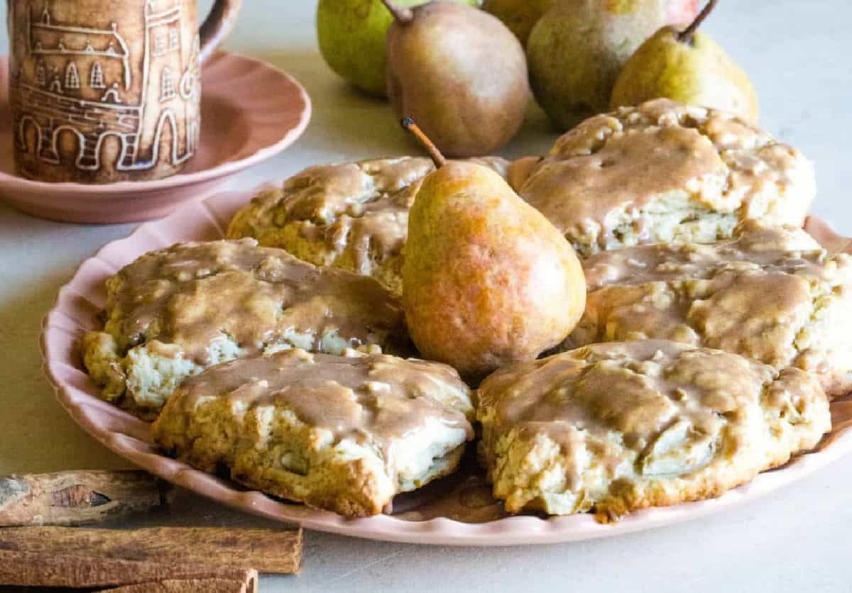 Pear Scones - The Seaside Baker