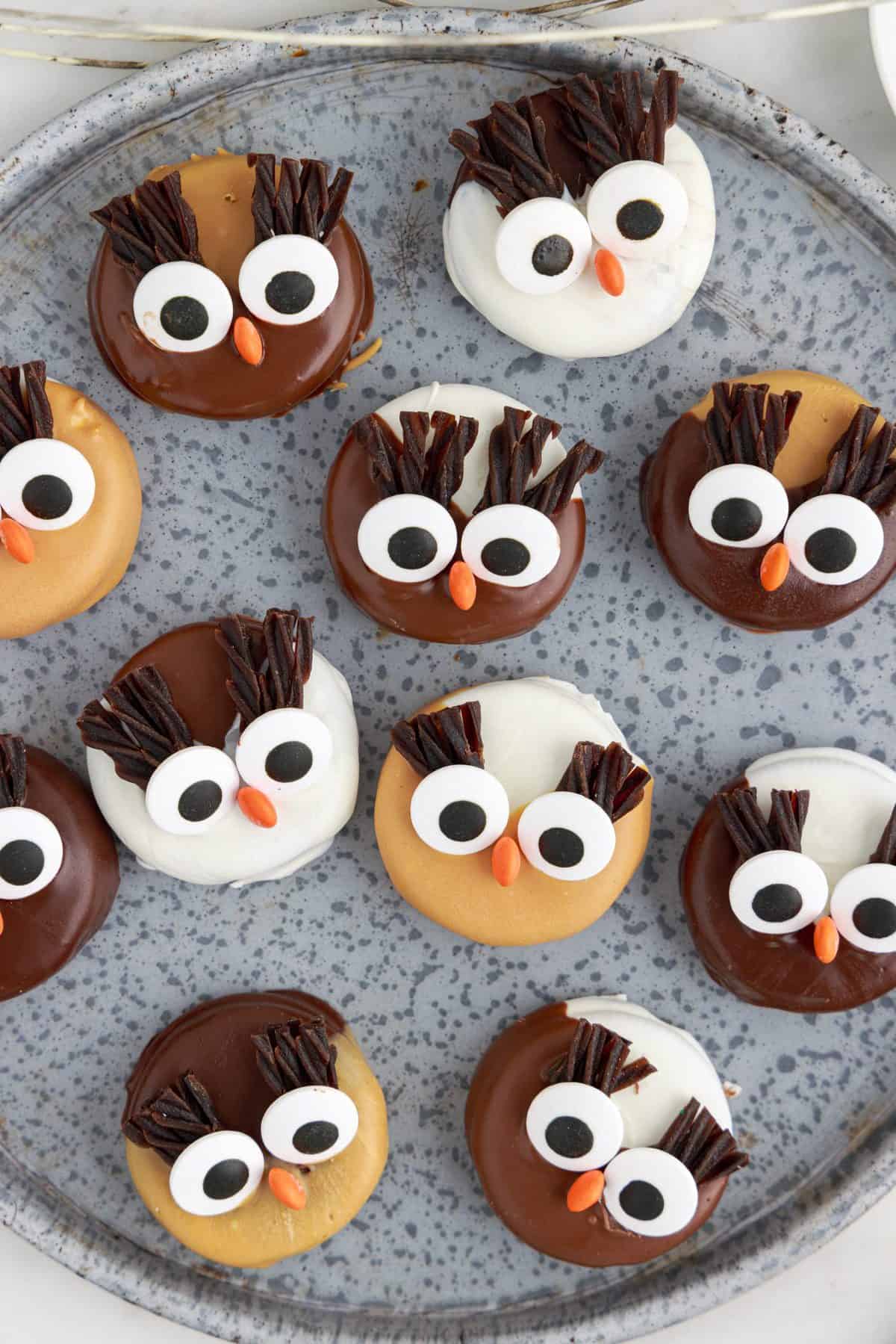 Chocolate and Peanut Butter Owl Cookies + Video - The Seaside Baker