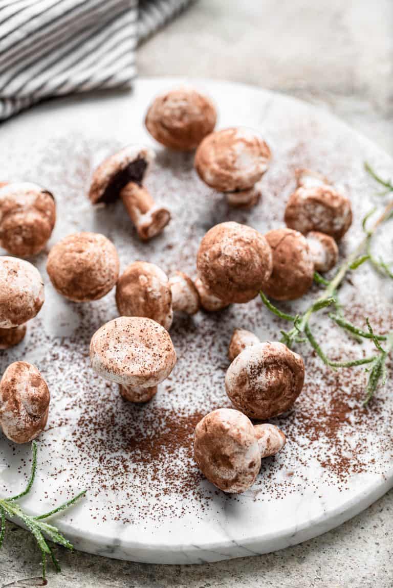 Meringue Mushrooms - The Seaside Baker