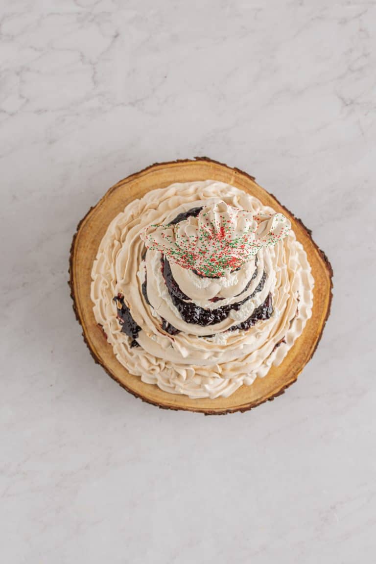 Cherry Pavlova Tree - The Seaside Baker