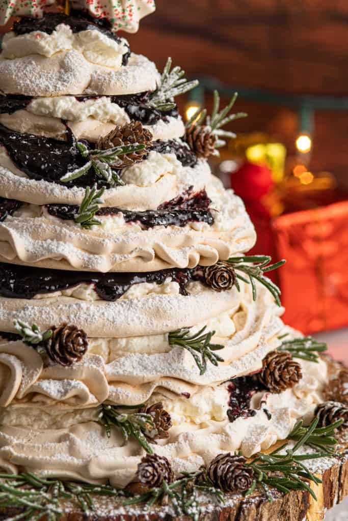 Cherry Pavlova Tree - The Seaside Baker