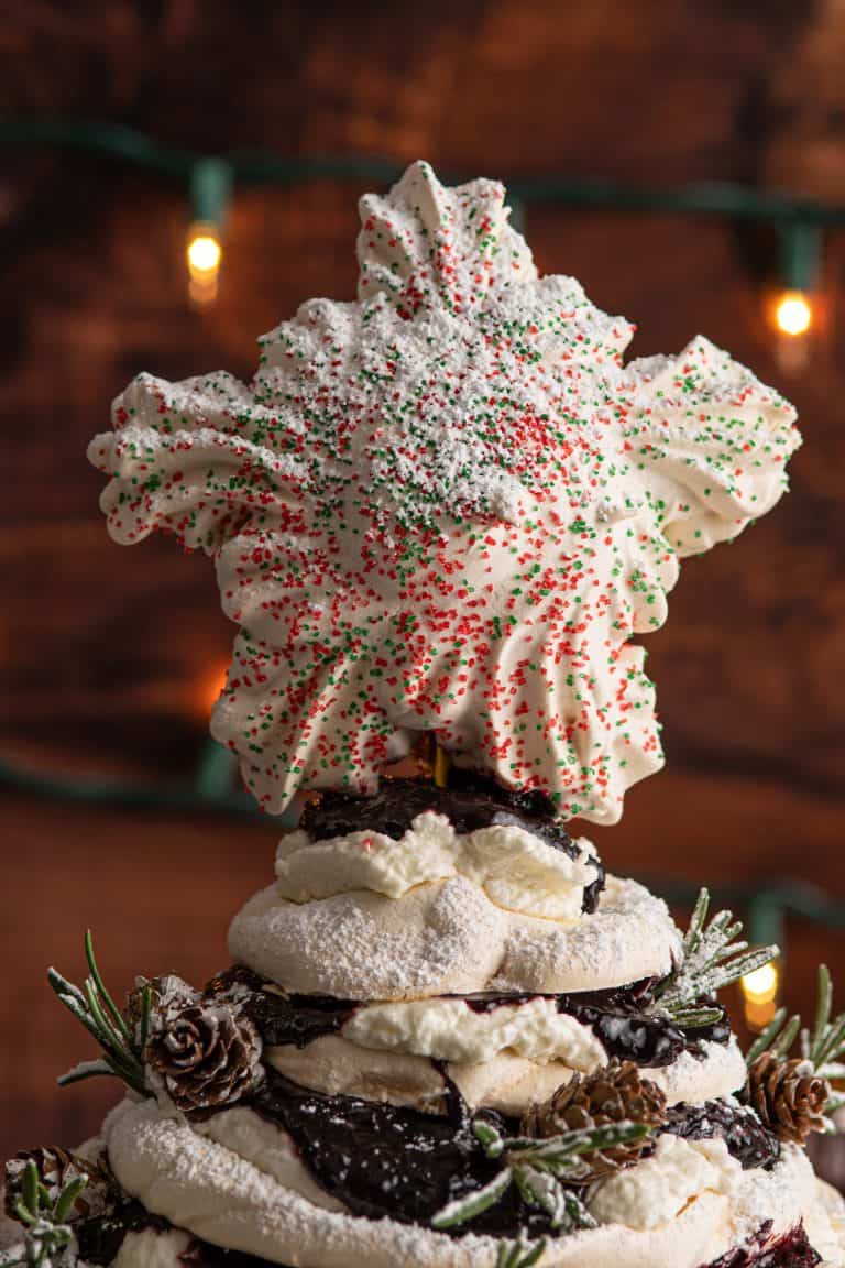 Cherry Pavlova Tree - The Seaside Baker