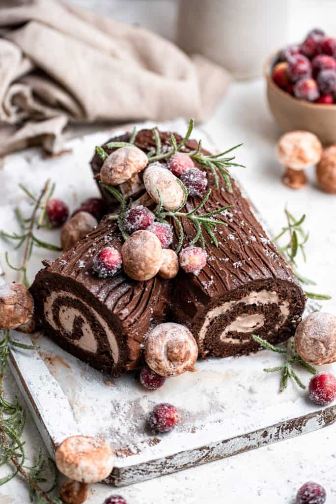 Yule Log Cake - The Seaside Baker