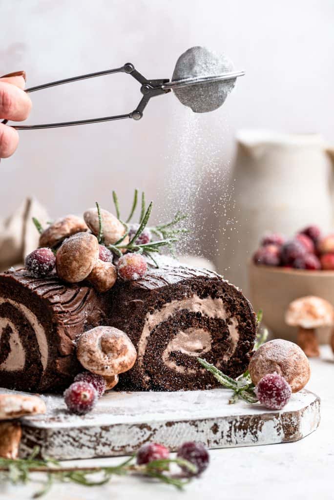 Yule Log Cake - The Seaside Baker