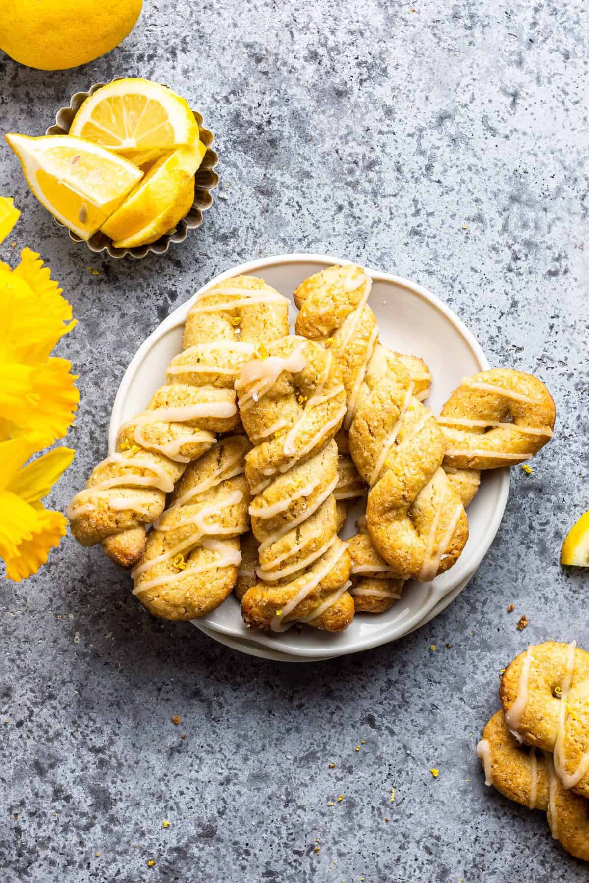 Lemon Twist Cookies - The Seaside Baker