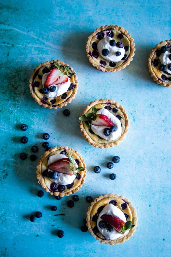 Cream Cheese Fruit Tarts - The Seaside Baker