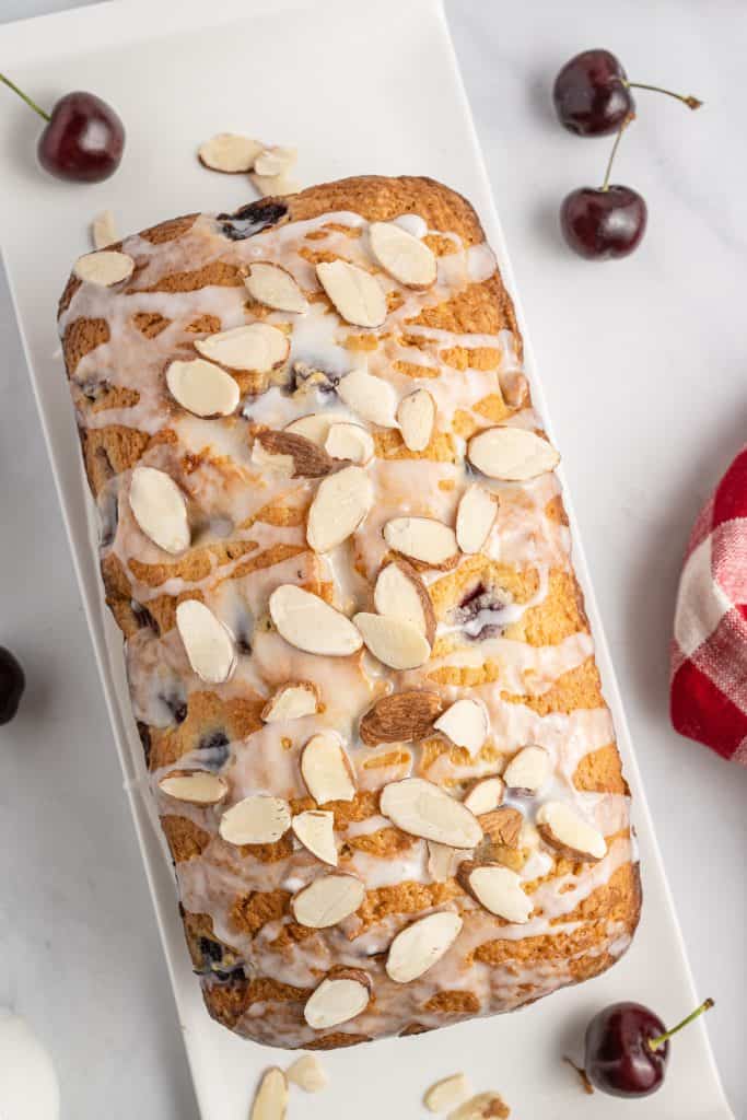 Almond Cherry Bread Recipe - The Seaside Baker