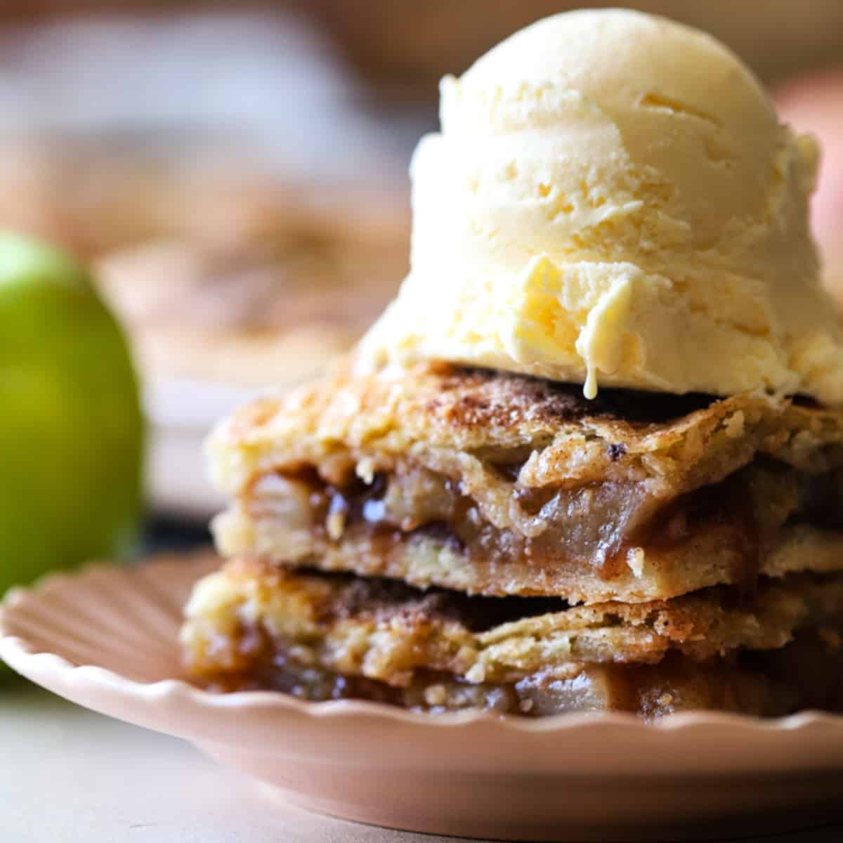 Apple Pie Bars- Apple Slab Pie