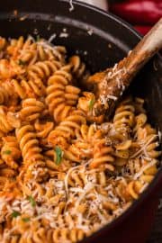 Spicy Fusilli Pasta - The Seaside Baker