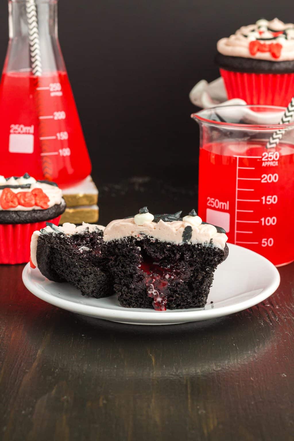 Vampire Cupcake Recipe - The Seaside Baker