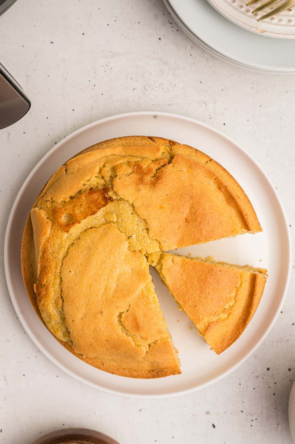 Air Fryer Cornbread Recipe - The Seaside Baker