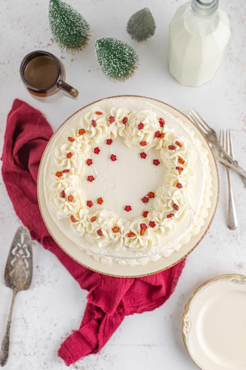 Maple Syrup Layer Cake - The Seaside Baker