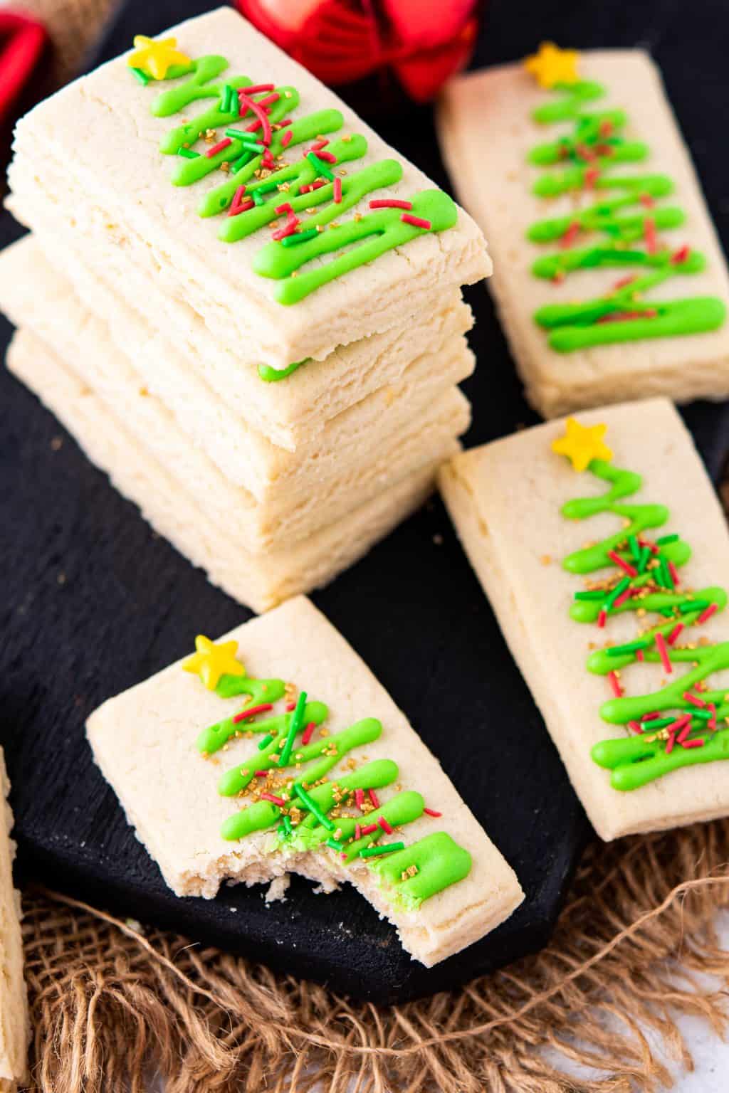 Christmas Shortbread Cookies - The Seaside Baker
