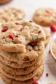 Raspberry Cheesecake Cookies (Subway Copycat Recipe) - The Seaside Baker