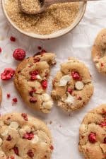 Raspberry Cheesecake Cookies (Subway Copycat Recipe) - The Seaside Baker