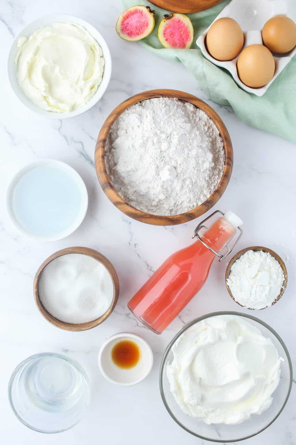 Mini Hawaiian Guava Cake Recipe- Our Favorite Cupcakes - The Seaside Baker