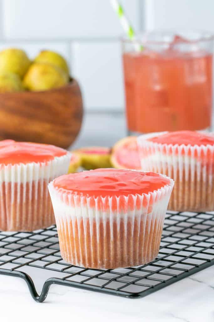 Mini Hawaiian Guava Cake Recipe- Our Favorite Cupcakes - The Seaside Baker