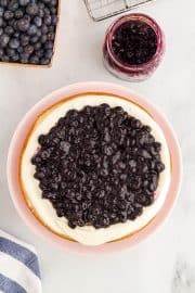 The Best Homemade Fresh Blueberry Cake Filling - The Seaside Baker